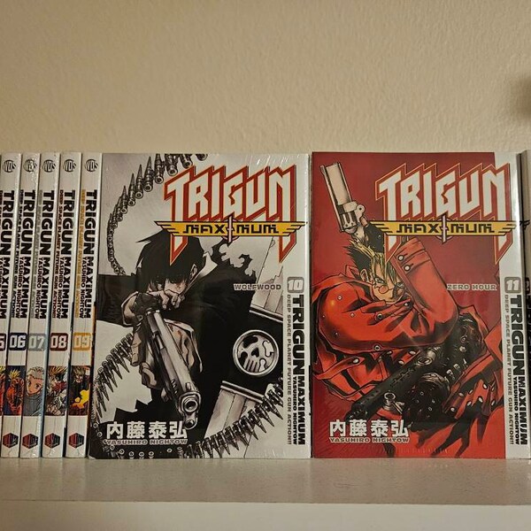 Trigun Maximum Manga Vol.1-14 Complete Set (END) by Ysuhiro Nightow ...