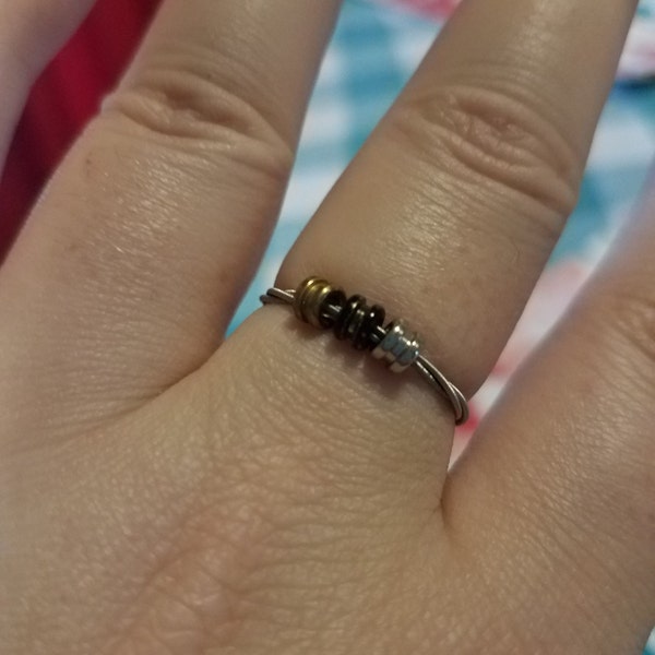 Custom Guitar String Fidget Ring, Design Your Own, Choose Your Style ...