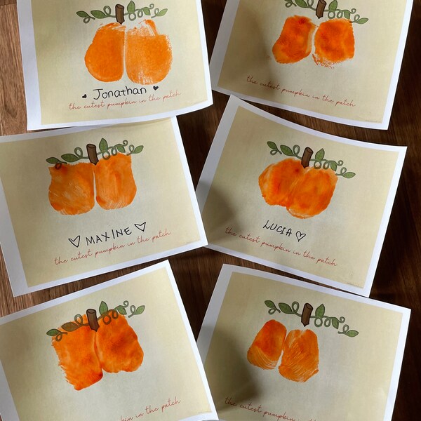 Baby Bottom Print / the Cutest Pumpkin Bum-kin in the Patch ...