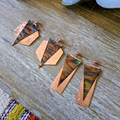 Copper 54 Triangle Copper Blankstamped Solid Copperround - Etsy