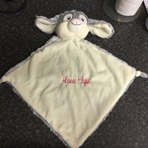 Personalised Baby Comforter Blankie Bunny Rabbit Cubbies - Etsy UK
