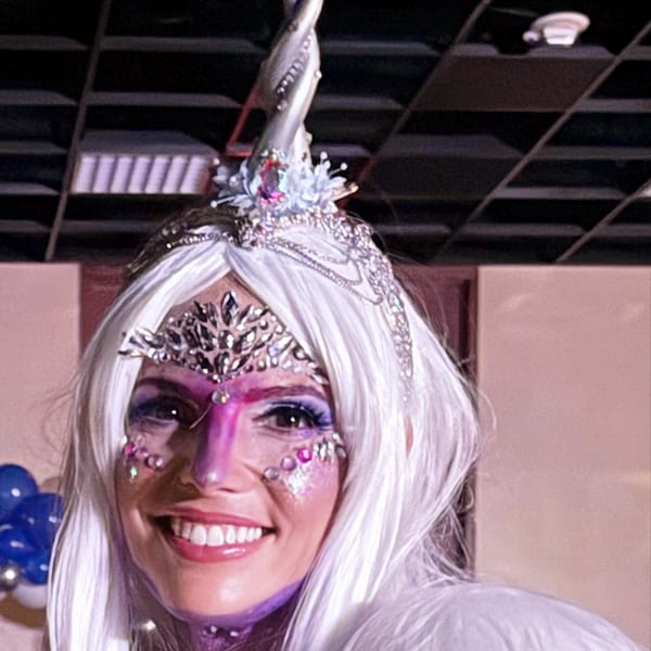 The Snow Queen Mermaid Crown - Elsa Crown - Ice Crown - Christmas ...