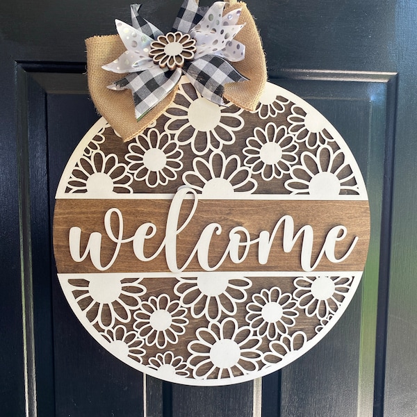 Clemson Door Hanger Sign, Clemson Tigers Door Hanger, Welcome Sign ...