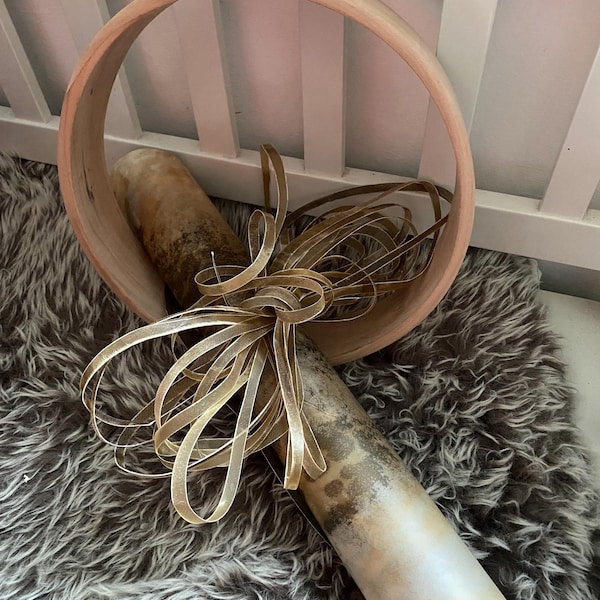 Lacing Rawhide, Medium Thick Buffalo Skin Rope for Drum Making. /1cm by ...