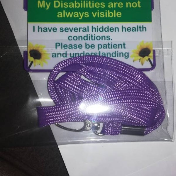 ADHD and ODD Awareness ID Card and Lanyard - Etsy