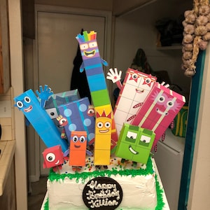 Numberblocks 1-10 Printable Paper Toys / Origami Templates / Kids ...