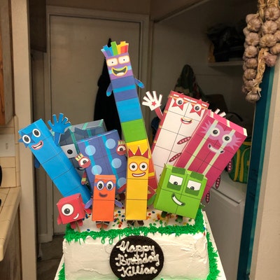 Numberblocks 1-10 Printable Paper Toys / Origami Templates / Kids ...