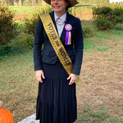SUFFRAGIST Sash, Rosette, and Artisan Soap in Gift Box susan B. Anthony ...