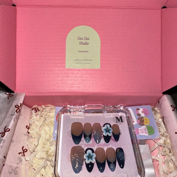 Press on Nails Storage Box | Reusable Organization Nail Box | Large ...
