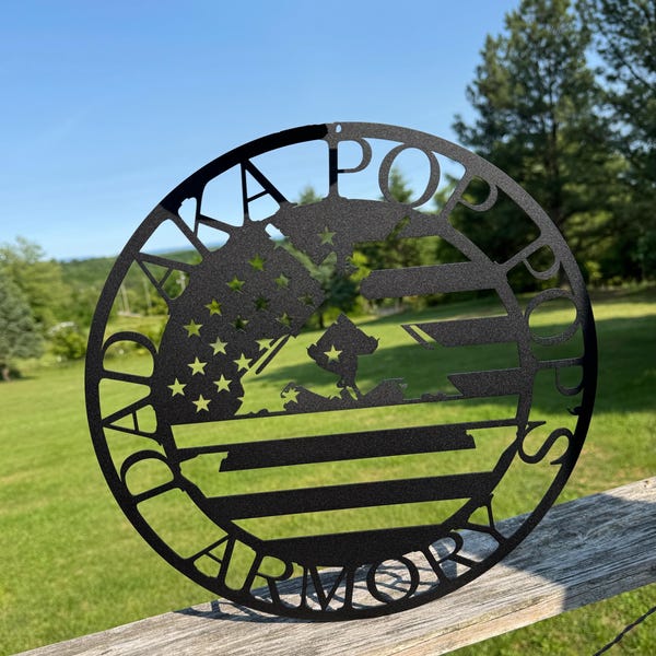 Custom Metal Family Crest Sign / Family Crest / Metal Family Crest ...