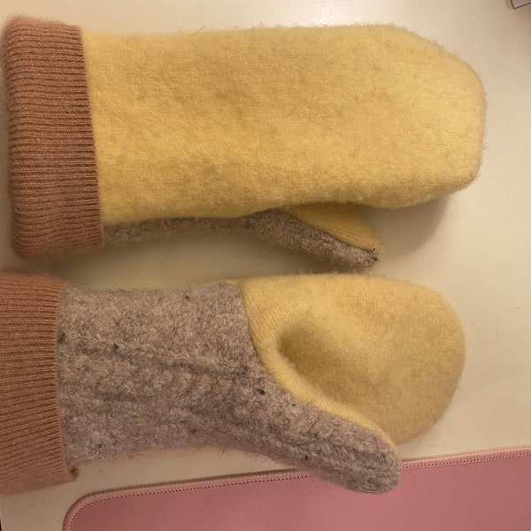 Upcycled Wool Sweater Mitten- PDF Pattern - INSTANT DOWNLOAD - Etsy