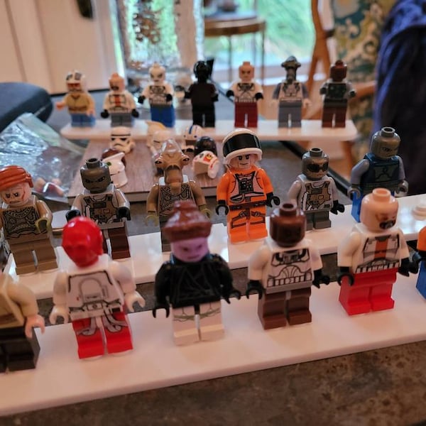 Lego Minifigure Lot of 50 Multi Colored Heads Male Female Mixed Bulk ...