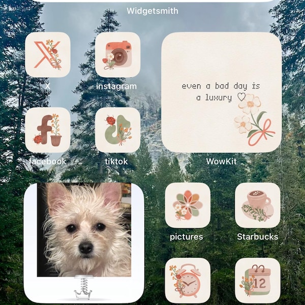 Aesthetic Cottagecore Ios App Icons iPhone Theme Wallpapers and Widgets ...
