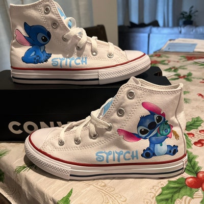 Stitch Custom Converse - Etsy