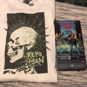 Repo Man White T-shirt Any Size - Etsy
