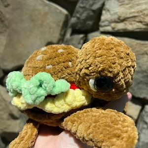 Burger Turtle Crochet Pattern PDF Download Beginner - Etsy
