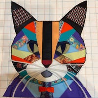 Patchwork Lion Pattern , Lion Quilt Pattern ,quilt Pattern Pdf , Quilt ...