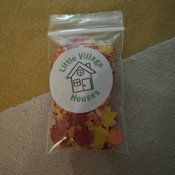 Tiny Fall/autumn Leaves - Etsy