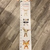 Woodland Growth Chart, Vintage Flowers Roses, Growth Chart Ruler ...