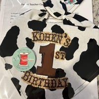 NAME 1st RODEO Back Number-personalizedcowboy-1st Birthday/rodeo Banner ...