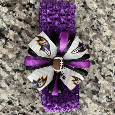Baltimore Ravens Headband or Hair Bow - Etsy
