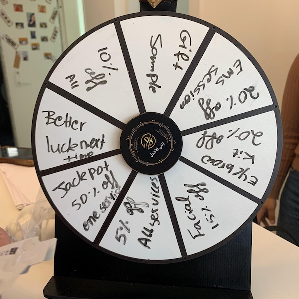 Spinning Wheel for Prizes - Laser Cut Design - Digital File - Etsy