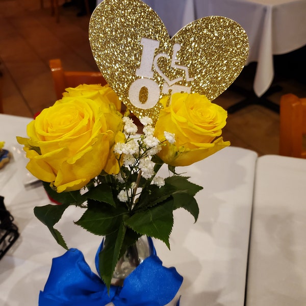Glitter Occupational Therapy Centerpiece Sticks: OT/OTA Graduation ...
