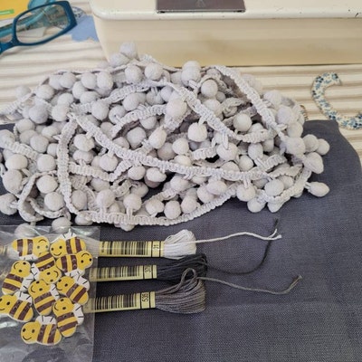 DMC 25 Count Waste Canvas , for Cross Stitch and Embroidery , Assorted ...