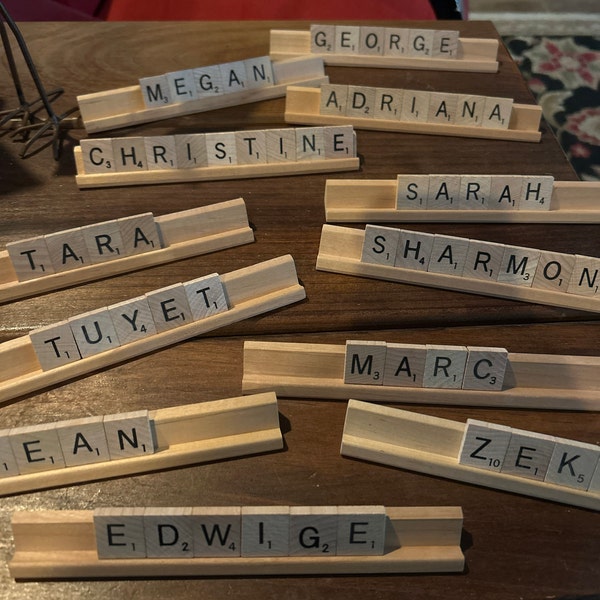 ENJOY LIFE Scrabble Letters Sign RECYCLED - Etsy