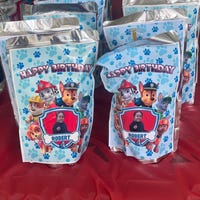 Stitch and Angel Chip Bag with Name and Age PDF Digital File is Not ...