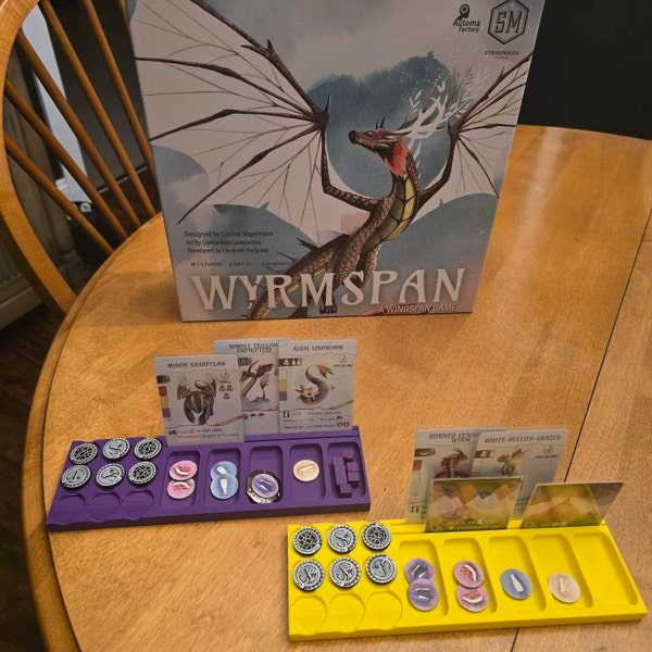3D Printed Wyrmspan Player Dashboard - Accessory Only Game Not Included ...