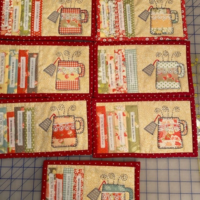 Tea and Books Mug Rug Pattern - Etsy