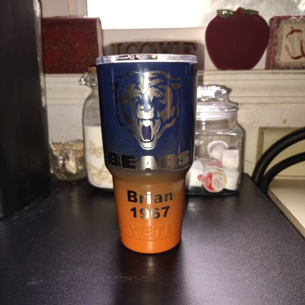 Green Bay Packers Powdercoated Yeti Tumbler, Free Personilization! - Etsy