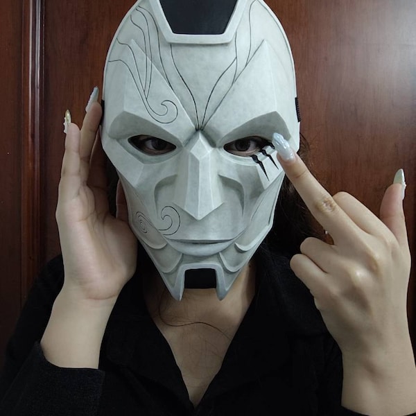 Jhin Mask - League of Legends - Etsy