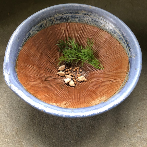 Ceramic Suribachi, Wheel Thrown Mortar and Wooden Pestle, Handmade Stoneware Pottery - Etsy