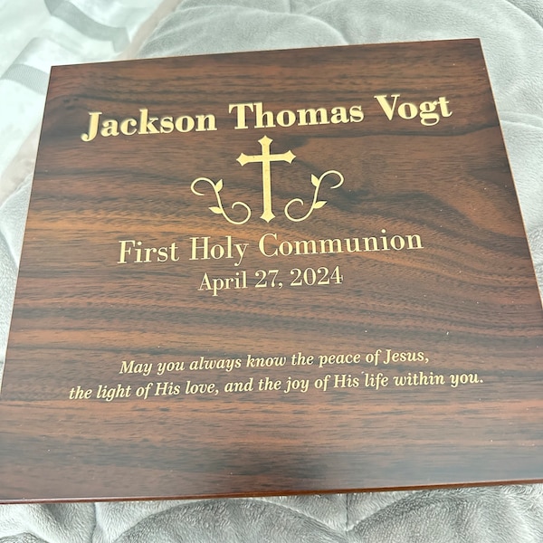 Confirmation Box, Baptism Box, First Communion Gifts, Christening Gift ...