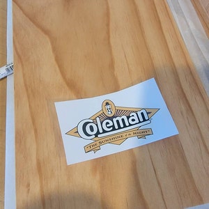 Three 3 New Coleman Replacement Stickers Decals Lantern - Etsy