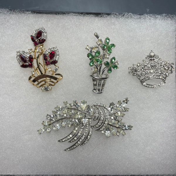 Heidi Daus Aqua Teal Glorious Garden Crystal Floral Cuff Bracelet - Etsy