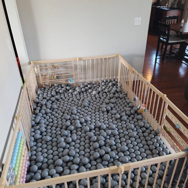 Black Ball Pit, Soft Play Equipment, Baby Ball Pool, Activity Toy ...