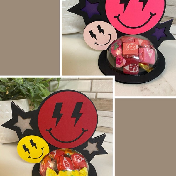 Cut File Smiley Candy Holder/ Dome Size 8cm/ Open and Close System - Etsy