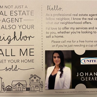 Set of I'm Not Just a Real Estate Agent, I'm Also Your Neighbor Mailer ...
