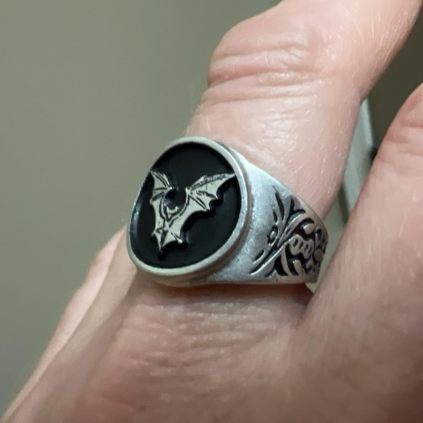 Bat Ring- Chiroptera Mammals -vampire Bats-scary Halloween Jewelry ...