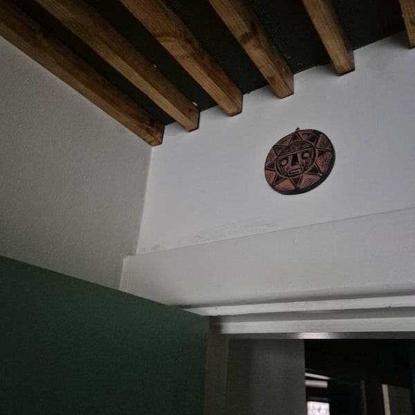 Inti Sun Chakana Handmade Shaman Idol Wall Art, Andean Cross, Peru ...