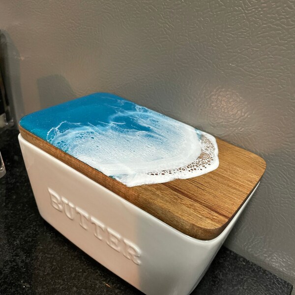 Your Custom Black Walnut Ocean Desk, Wave Desk, Beach Desk, Live Edge ...