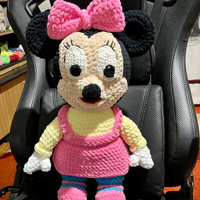 Crochet Pattern Mr. and Ms. Mouse Junior PDF Cotton & Plush Stuffed Toy ...