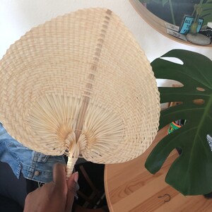 Large Raffia Fans Set of 4 large 1112 Wide Wedding Fan, Palm Leaf Fan ...