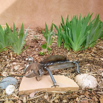 Wrench Saw Lizard Garden Recycled Art - Etsy