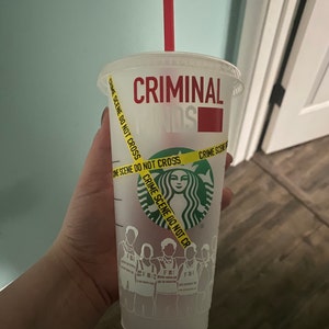 Criminal Minds Tumbler, Crime Show Starbucks Cup,color Changing Cup ...