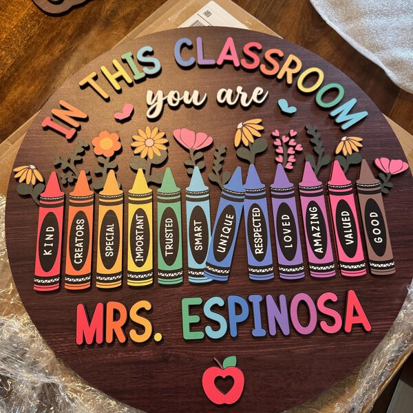 Personalized Light up Office Desk Plaque, Custom Logo Desk Decor ...