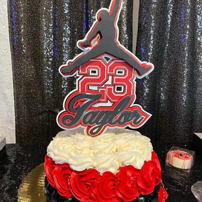 Jordan Cake Topper Chicago Bulls Basketball - Etsy
